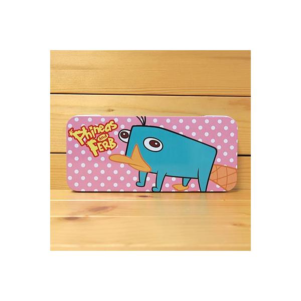 Phineas and ferbのカンペンケースです。サイズ：H87×W193×D24mm 位