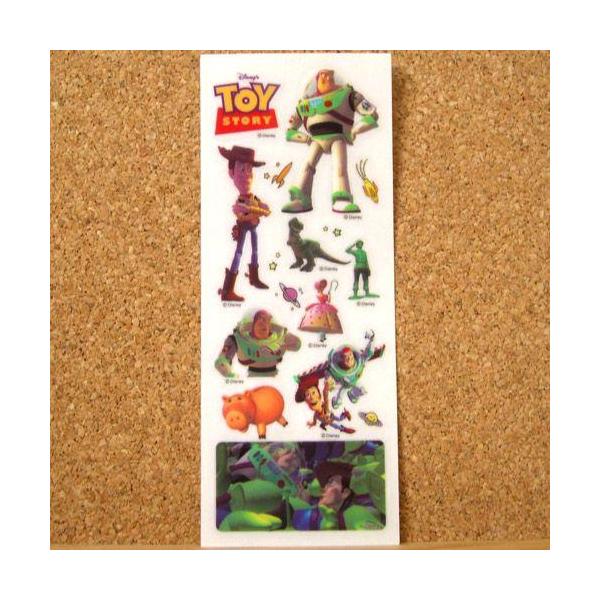 ディズニー TOY STORY のこすって貼り付けるタイプのシールです。お気に入りの場所に貼り付けちゃおう♪　サイズ：約H120×W50mm＜発送方法について＞メール便での発送も可能です