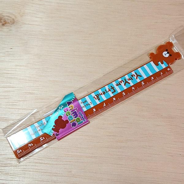 可愛いくまのダイカット定規です。サイズ：W170×H30mm 位＜発送方法について＞メール便での発送も可能です