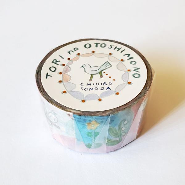 テープ幅:20mm×5m　　1巻　　箔押し作家CHIHIRO SONODAさんの文具