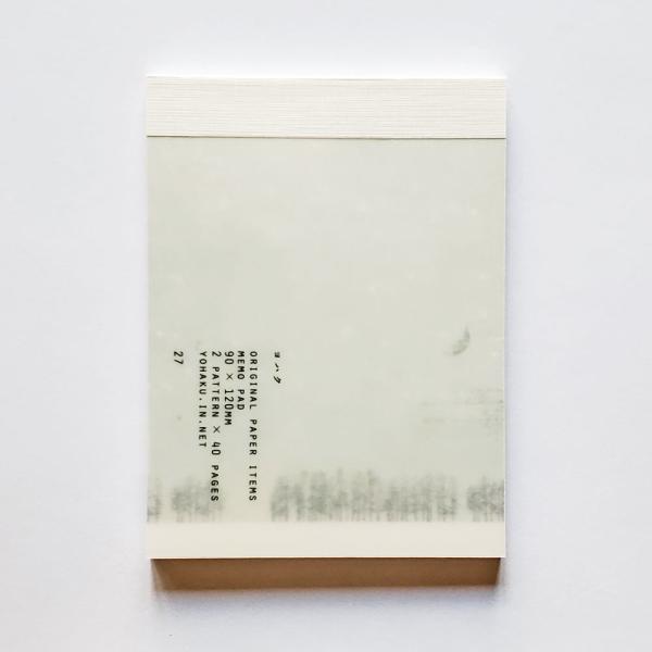 紙雑貨ブランド　ヨハクさんのオリジナル　紙雑貨9×12cm2種類×40枚 80枚