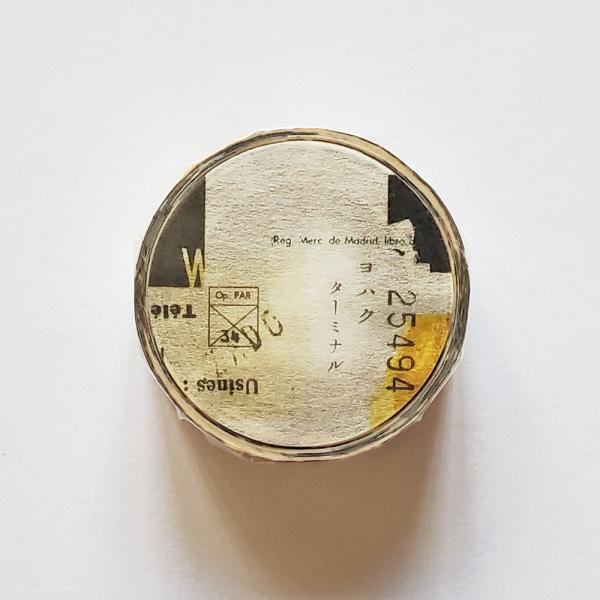 ヨハクさんのオリジナルのマスキングテープです。テープ幅:15mm×10m　　1巻　　日本製　