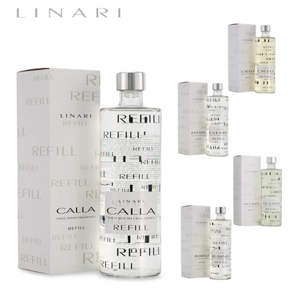 タイプディフューザーリフィル(詰め替え用)-リードスティック無し-サイズ内容量：500ml（詰め替え用）※お手持ちのLINARI のディフューザー用ガラスボトルに詰め替えてご使用ください。使用期間約6〜8ヶ月間香り【CALLA カラー】 -...