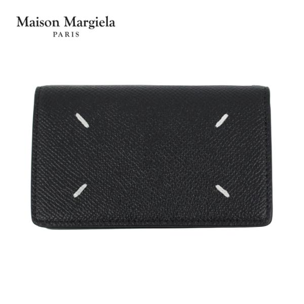 Maison Margiela メゾン マルジェラ カードホルダー 名刺入れ カードケース メンズ レディース ブラック レザー 本革 SA3VX0005 P4745 T8013 プレゼント ギフト 通勤 通学 送料無料特徴タイプカードケー...