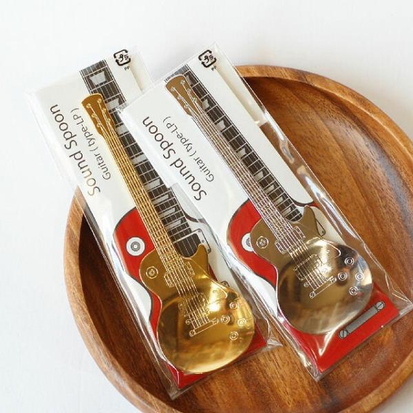 ＜サイズ＞H12cm×W4cm＜素材＞シルバー：ステンレス(ピューターメッキ)ゴールド：ステンレス(金メッキ)※日本製※家庭用食器洗浄機対応------------ギターがそのままスプーンになりました。細やかなラインまで忠実に再現した、とて...