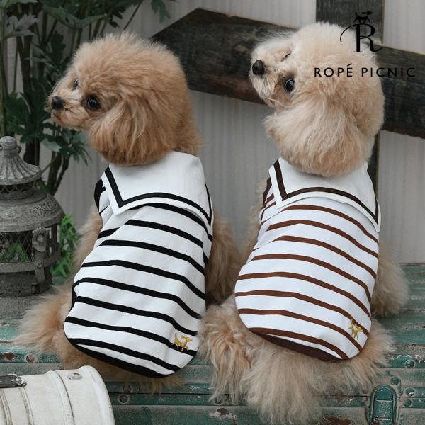 ■商品名セーラーカラーボーダーカットソー■カラーブラウン / ブラック■本体サイズ2XS / XS / S / M / L / 2L / DM■材質（本体）コットン、ポリウレタン（襟表）コットン（襟裏）ポリエステル、ポリウレタン■備考※サイ...