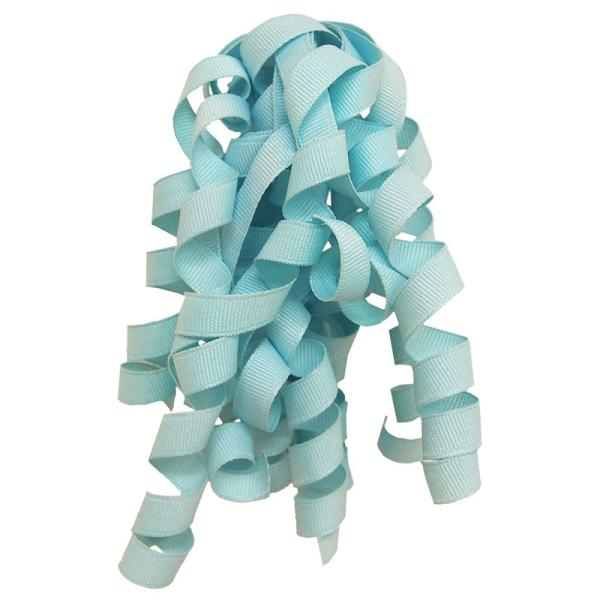 サイズ：約長さ15cm※定形外郵便物ＯＫデザイン：ブルー 青色貼り付けるだけで簡単に使える、カールタイプのラッピングリボン。ライトブルーのシッカリとした生地。シンプルな無地の生地です。ラッピングやハンドメイド用品としてお使い頂けます♪※生分...