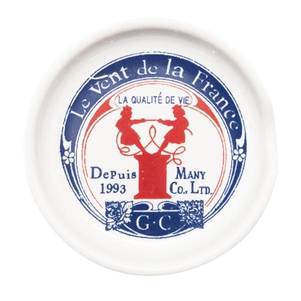 サイズ：約直径4.8×高さ0.9cm素　材：陶器（磁器）※定形外郵便物ＯＫブランド：le grand cheminデザイン：スプーンレスト 糸巻き 女の子 白色 青色 赤色陶器で作られたグランシュマンオリジナルデザインのスプーンレスト。陶磁...