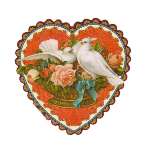 サイズ：約横幅13.0×縦幅9.0cm（封筒のサイズ）素　材：紙製※定形外郵便物可ブランド：Punch Studioデザイン：レッド ハート バラ ローズ ハトレトロなイラストがプリントされた、オシャレなバレンタインカードです。イラストの形...