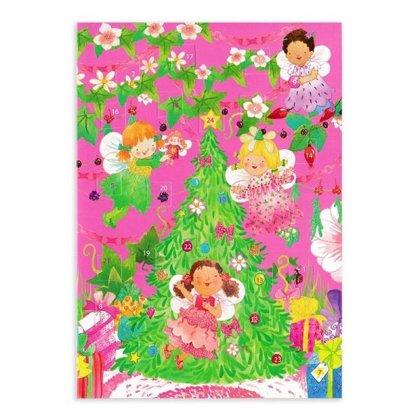 サイズ：約横幅12.5×縦幅17.5cm（カードのサイズ）※定形外郵便物可ブランド：Roger la Bordeデザイン：クリスマス 妖精 クリスマスツリー ドレス 女の子ロジャーラボード社のオシャレなアドベントカレンダーカード。カレンダー...