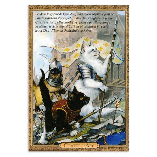 サイズ：約横幅15.0×縦幅10.5cm素　材：紙製※定形外郵便物OKブランド：AU Bord des Continentsデザイン：猫 キャット フランス ジャンヌダルク 白猫繊細なタッチでオシャレ＆コミカルに描かれたセブリーヌピノーのネ...