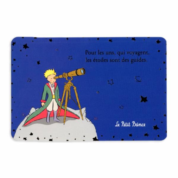 サイズ：約縦幅10.0×横幅15.0cm※定形外郵便物OKデザイン：星の王子さま ポストカード フランス 王子 望遠鏡アントワーヌ・ド・サン＝テグジュペリの小説。星の王子さまのポストカードです。望遠鏡を覗く王子が描かれており、『Pour l...