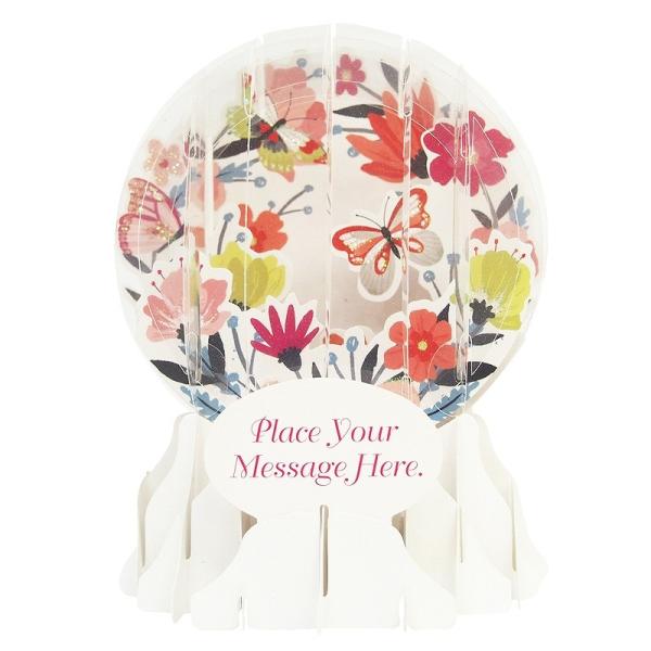 サイズ：約横幅10.0×縦幅10.5cm（カード折りたたみ時のサイズ）　　　　約横幅14.3×縦幅10.2cm(封筒のサイズ)※定形外郵便物OKブランド：UP WITH PAPERデザイン：多目的 誕生日 母の日 花 チョウ リボン 黄色 ...