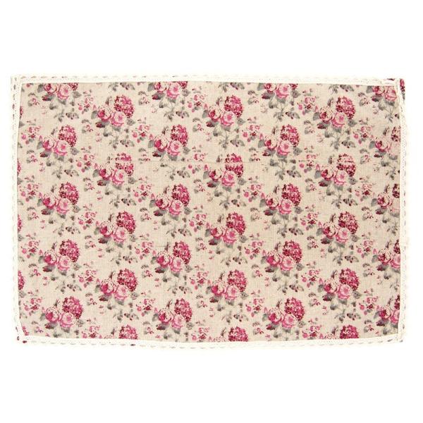 サイズ：約横幅45.0×縦幅30.0cm※定形外郵便物ＯＫデザイン：ランチョンマット 花 バラ rose 赤色 ピンク綺麗なローズの絵がプリントされたランチョンマットです。おうちランチを可愛らしく彩ってくれます。普段使いにも、来客時にもお勧...