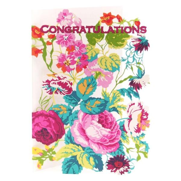 サイズ：約12.5×17.5cm（封筒サイズ）※定形外郵便物ＯＫブランド：Roger la Bordeデザイン：Sanderson Stapleton Park 薔薇 ローズ バラ ピンクロジャーラボード社のオシャレなグリーティングカード。...