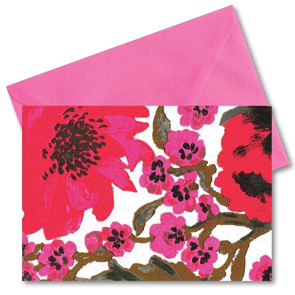 サイズ：約12.5×17.5cm（封筒サイズ）※定形外郵便物ＯＫブランド：Roger la Bordeデザイン：花 フラワー ピンク ホワイトロジャーラボード社から、内側に花柄のイラストがプリントされたピンク色の封筒とセットになった彩度の高...