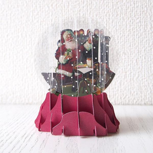 サイズ：横幅10.0×縦幅14.0cm（封筒のサイズ）　　　　 横幅10.0×縦幅10.5cm（カード折りたたみ時のサイズ）素　材：紙製※定形外郵便物可ブランド：Up with Paperデザイン：クリスマスツリー サンタクロース クッキー...