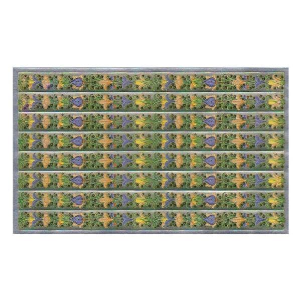 サイズ：約横幅10.0×縦幅16.3cm（シートの大きさ）素　材：紙製※定形外郵便物ＯＫブランド：Punch Studioデザイン：ライン デザイン 緑 グリーンレトロなイラストがプリントされた数十年前のヴィンテージシールです。Vatica...