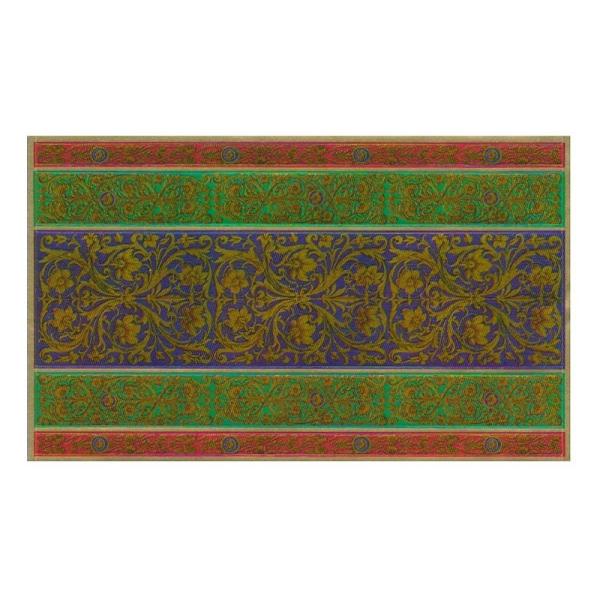 サイズ：約横幅10.0×縦幅16.3cm（シートの大きさ）素　材：紙製※定形外郵便物ＯＫブランド：Punch Studioデザイン：ライン 豪華レトロなイラストがプリントされた数十年前のヴィンテージシールです。Vatican Library...