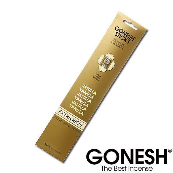 バニラの甘く豊かな香り・種類 / お香スティックタイプ・ブランド / GONESH ( ガーネッシュ )・生産国 / アメリカ合衆国・燃焼時間 / 1本につき約40分・内容/1箱パック20本入り☆香り /バニラ Vanilla★店長のコメン...