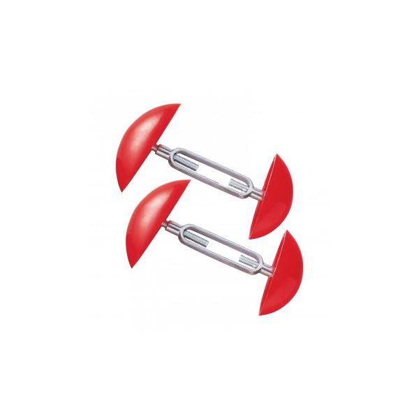 ちょっと窮屈な靴、足が痛くなる靴に!簡単に靴幅を広げて、足の痛み・窮屈さを解消します。調整ネジを回して靴の伸ばしたい部分に対応する幅に調整して、靴に入れるだけ!セットしたまま2日間以上放置します。2個組で1足分同時にセットできます。左右兼用...