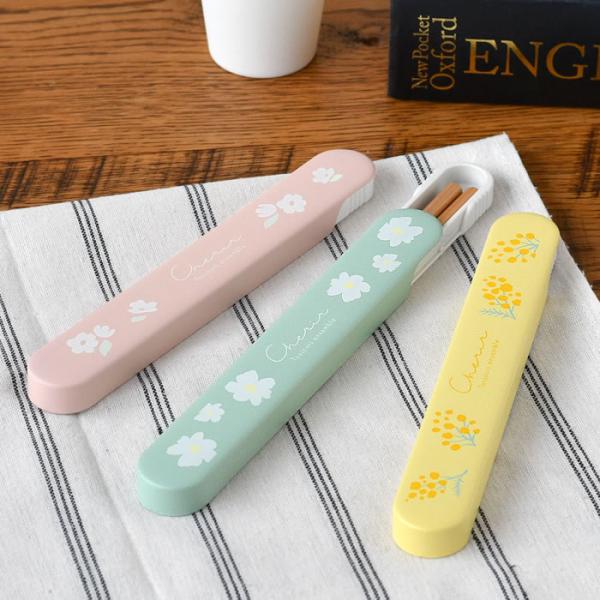 検索キーワード箸 ケース シェリール 箸＆ケース 箸箱 セット 大人 子供 17.5cm 日本製 おしゃれ 持ち運び スライド 天然木 女子 マイ箸 かわいい 花柄 抗菌 すべり止め加工