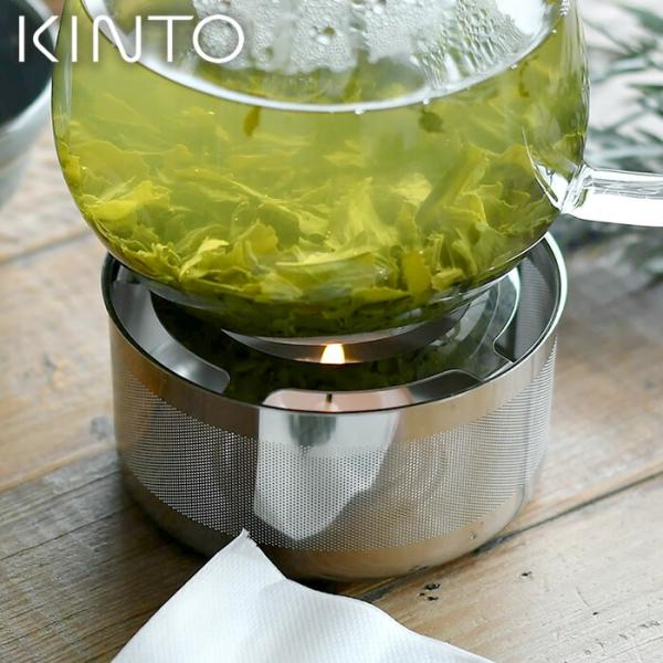 商品名KINTO UNITEA ティーウォーマー商品詳細サイズ約 Φ97×H49mm重量約250g対応商品UNITEA ワンタッチティーポット 460ml / 720ml付属品ティーライトキャンドル×1使用キャンドル付属のキャンドル(約 Φ...