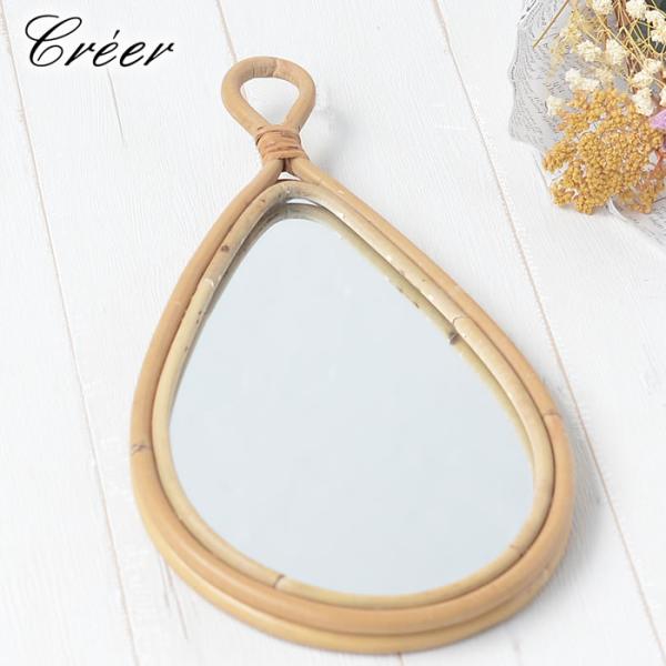 商品名creer JUGLAS ユグラ ドロップミラー商品詳細サイズ約 W160×D20×H320mm重量約270g素材皮つきラタン・ミラー原産国インドネシア備考※天然素材を使用しておりますので、入荷時期による色ブレがございますが、自然の風...