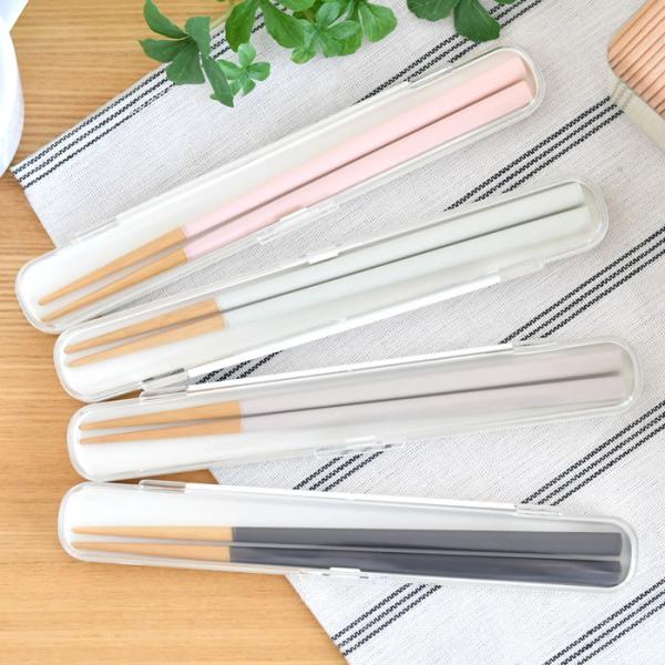 商品名BENTO STORE 木製箸 18cm ケース付き商品詳細サイズ箸：約 18cm箸ケース：約 W19×H1.4×D3cm重量約35g（ケース含む）素材本体：ABS樹脂フタ：AS樹脂箸：天然木（ポリエステル塗装）仕様電子レンジ、食洗機...