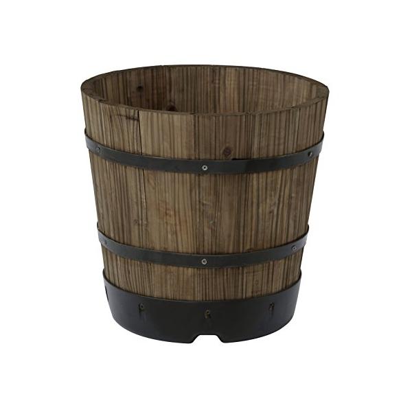 深型・焼磨 深型S PPW-02S・・Size:深型SColor:焼磨・土の容量:約7Lまで(目安値)・生産国:中国・パッケージ重量: 1.15 kg・素材: 本体:天然木・ポリプロピレン