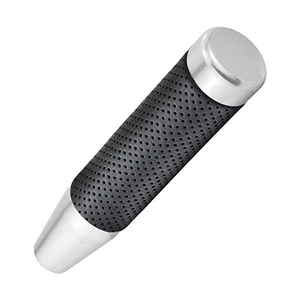 ・銀  ・・Color:銀・材質: シフトレバーノブはアルミ合金製で、運転体験を向上させる・ファッションデザイン: シフトノブの表面は快適で、ファッション、あなたの車をユニークにさせる・セット内容: シフトノブ×1、アダプター×3 (8mm...