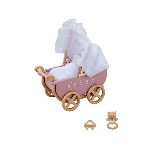 ・pinkwhitewood フリーサイズ カ-205・Sylvanian Families Baby &amp; Child Room pram Settoka -205 (japan import)