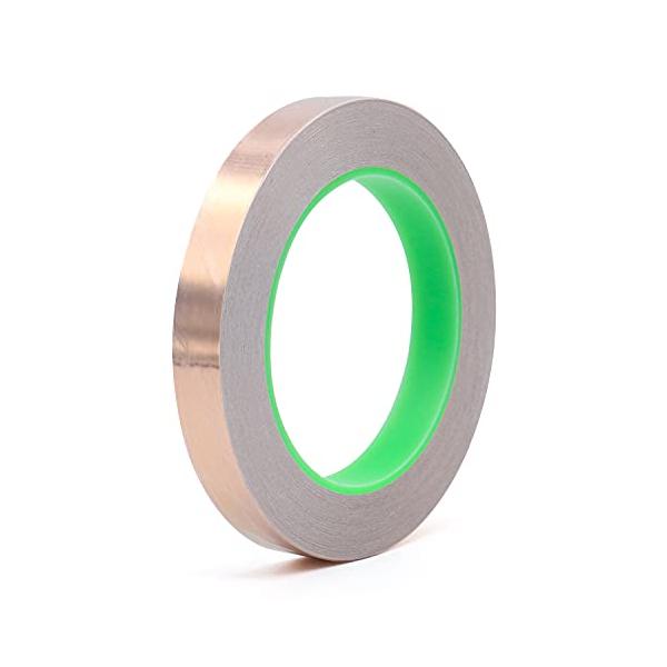 ・黄銅色 15mmx25m ・・Size:15mmx25m・高品質-当社のテープは、酸化防止と変色防止の効果があるため、屋外で長期間使用できます。 導電性接着剤は非常に強力なので、一度取り付けるとしっかりと固定されます。・EMIシールド-小...