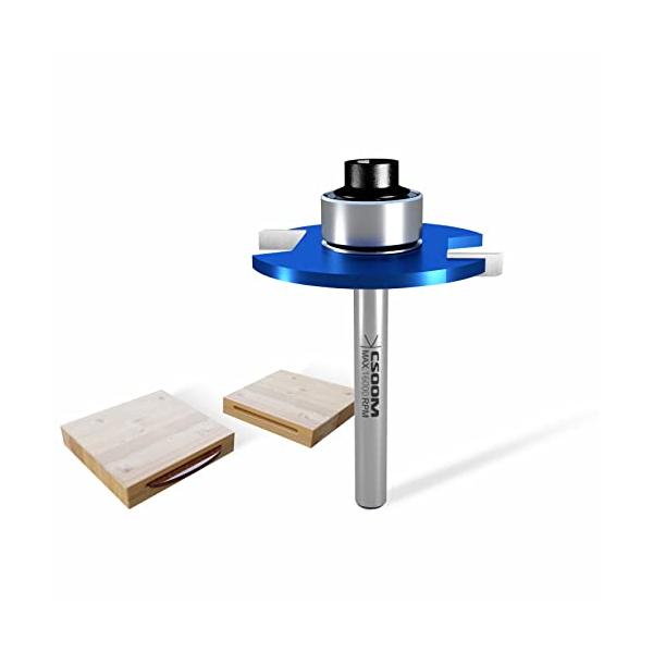 トリマー ビット 6mm・  CSOOM-35B--BT・・Style:トリマー ビット 6mm・ルータービットの刃部にHS2合金を採用し  表面塗装  切断速度と耐磨耗性に優れています。・サイズ：6x36.5x4mm、刃厚:4mm 、 切...