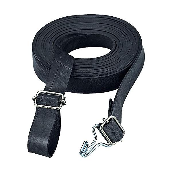 1本・ 2.0m ・・Size:2.0mPatternName:1本・長さ(m):2.0幅(mm):20・厚さ(mm):2片端:Wフック+バックル付・再利用タイヤチューブ金具部:スチール