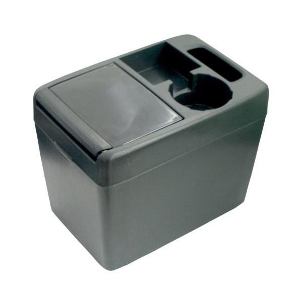 ・ブラック　黒 横17cm×高さ20cm×奥行き25cm PZ-343・仕様:ちょい小窓&amp;ワンプッシュオープン! ドリンクホルダー付きゴミ箱。・サイズ: 横17cm×高さ20cm×奥行き25cm・パッケージ重量: 1.68 poun...