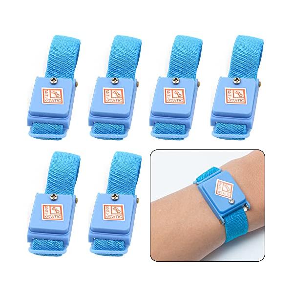 ・青色、6個入り  ・・Color:青色、6個入り・カラー：青色サイズ：調節可能製品の内容：6pcs・材質：電気伝導性が良く、長さ調節が可能な柔らかい弾力性のある材料を使用しています。・製品の用途:電子制品の制作、回路基板、通信電子の仕事の...