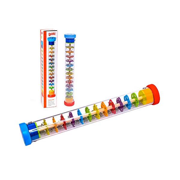 ・混合カラー ワンサイズ 61947・??はじめての楽器に雨の効果音などにも使われているレインスティックをお子様向けに持ちやすくしてあります！マラカスのように振って音を鳴らしてみよう！スチール製のビーズが勢いよく落ちながら、まるで雨粒のよう...