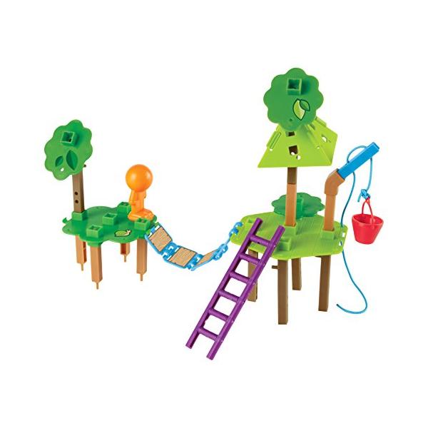 ツリーハウス・  LER2844・・Style:ツリーハウス・英語商品名 : Engineering &amp; Design Building Set Tree House・チャレンジカード 、アクティビティガイド日本語訳付き・本体 (人...