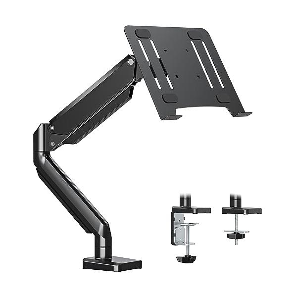 ブラック/Without pole/MU4007-07・パッケージ個数:1・対応ノートパソコンノートPCを1台設置できるノートパソコン用アームです。トレイを外したら、モニターアームとしても利用可能。耐荷重は1.5〜8kgまで、13〜32イン...