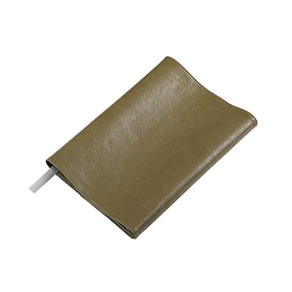 ・カーキ A5 ・・Color:カーキSize:A5・仕様更新次のロットの商品から2点更新します。(1)左のバンドは切り裁ちから両端ステッチ入りの仕様に変更します（商品写真は初回の商品です）。バンドの巾寸法などは変わりません。(2)次のロッ...