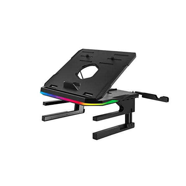 折りたたみブラック/-/ELS001・パッケージ個数:1・360度回転可能な設計 *スタンド未展開時 底面の4つの支点となる突起がブレーキとなり、本体の回転運動を抑える事で、安定した入力作業が可能です。・簡単かつ快適に、ワークスペースに最適...