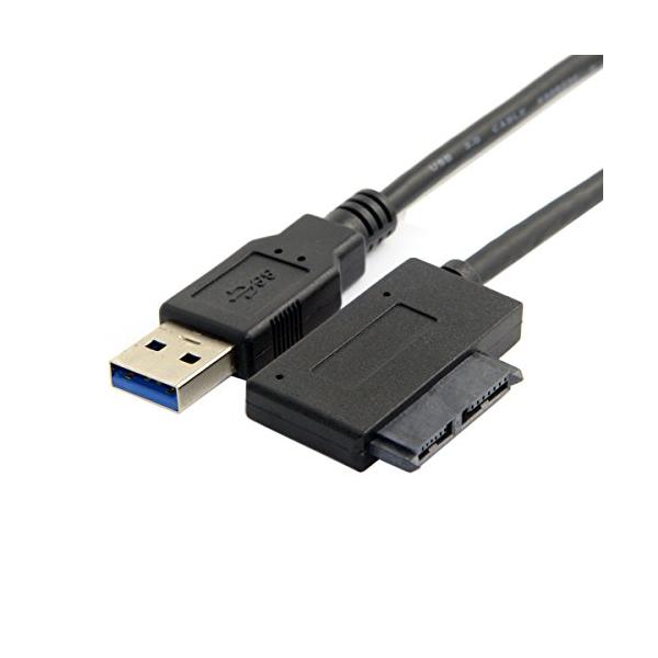 ・USB3.0 → スリムライン SATA  43235-29585・インターフェース:USB3.0から7+6 13ピン、内部SATA光学ドライブを外部に接続。・外部電源は不要。・XP/Windows 7、Mac OSX以上の高さでドライバ...