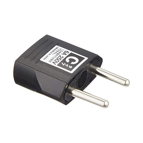 コンパクト変換プラグ・ 4.5×4.5×1.5cm MBA-SC・サイズ:4.5×4.5×1.5cm・定格：250V/6A