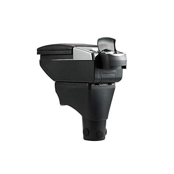 ・標準版ブラック  SJ100MARCHBKL・【対応車種】アームレスト 適用 マーチ K13 / NK13 （ 2010年7月〜 ）  含まれるもの：アームレストボックス + ベース + ドライバー+手袋+ネジ+ 日本語説明書付き。取り付...