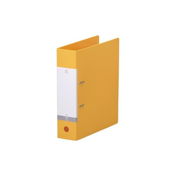 ・黄  G2280‐5・・Color:黄・収容量コピー用紙650枚・サイズA4S・縦型・型式D形リングファイル(2穴)・仕様三角ポケット付き・寸法74mm×270mm×306mm