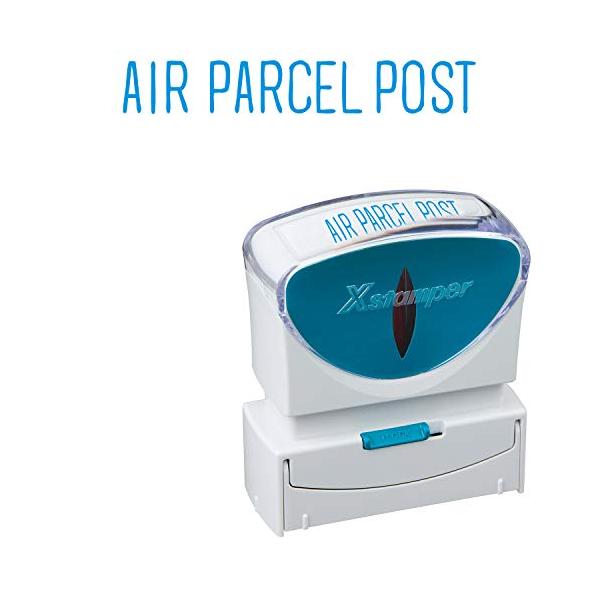 ・藍/AIR PARCEL POST 印面13×42mm X2-B-11083・・Color:藍/AIR PARCEL POST・印面サイズ13×42mm・印面内容AIR PARCEL・特長1キャップをロックできるから、インクで汚れることな...