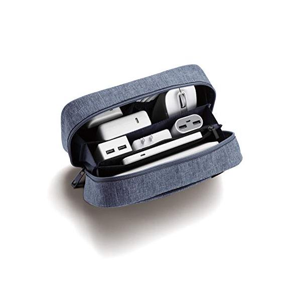 キャリングポーチ・ストレージタイプ・ネイビー  BMA-GP14NV・・Color:ストレージタイプ・ネイビー・詳しくは「商品の仕様」「商品の説明」をご確認ください。・周辺機器からビジネス用品までをまとめて収納可能な、収納物が一覧しやすい自...