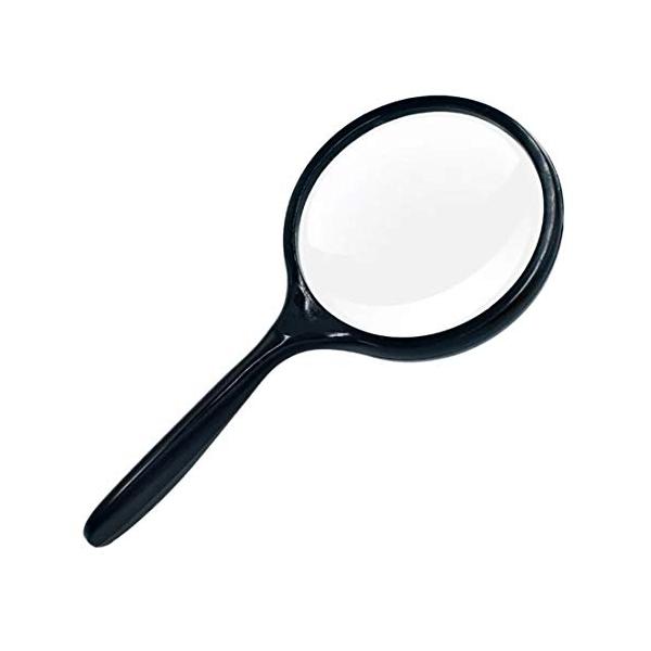 ・black  ・倍率：3倍・レンズサイズ：100mm。 レンズのサイズは100mmなので見やすい上に、さっと取り出して使うことができ、コンパクトな分カバンに入れて持ち運ぶ際にも場所を取りません。・材質：ガラス製レンズ+樹脂。指紋汚れが付い...