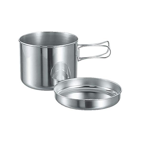 ・マルチ 820ml M-8579・重量(約):200g・材質(品質):ステンレス鋼・仕様/その他:セット内容:11cm鍋x1、12cm皿(ふた)x1 収納セットサイズ:(約)外径121×高さ93mm(本体のみ)・型番:M-8579・原産国:日本